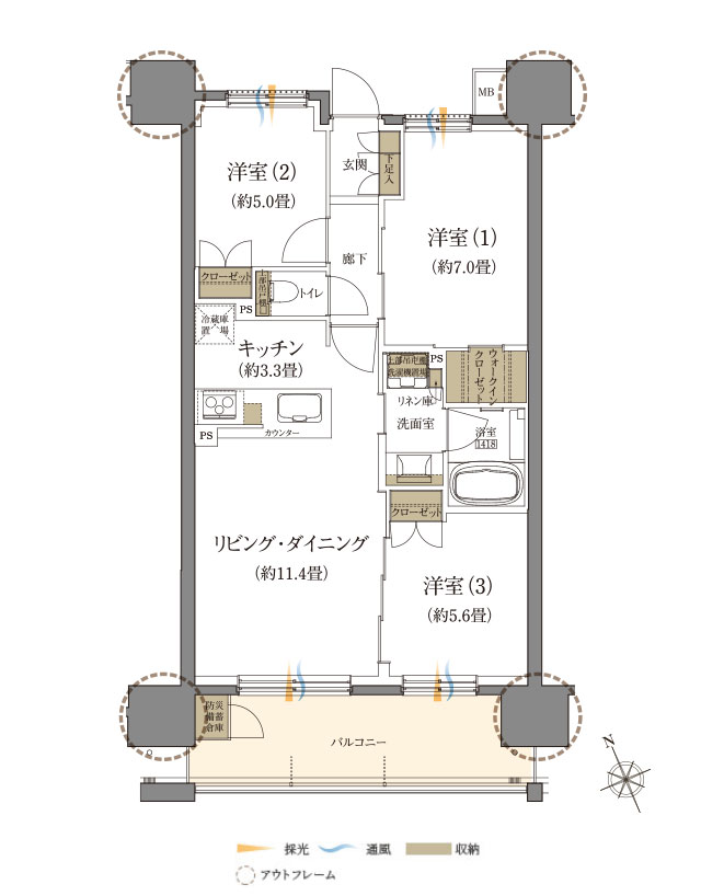 【ホームズ】クレアホームズ上の橋｜新築マンションの物件情報（価格・間取り）