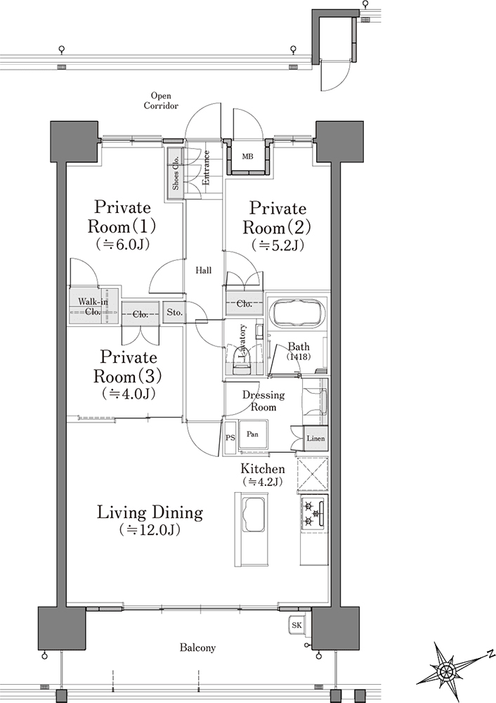 【ホームズ】間取り・タイプ一覧 - ソシオ西風新都 COMFILL EDITION新築マンションの物件情報
